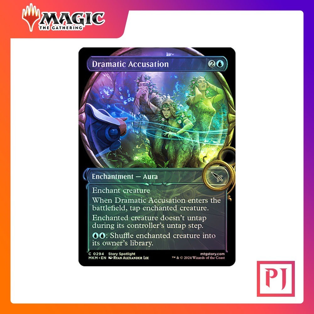 [MTG] Dramatic Accusation (Showcase) [MKM] [BLUE] [COMMON] [FOIL] [ENG ...