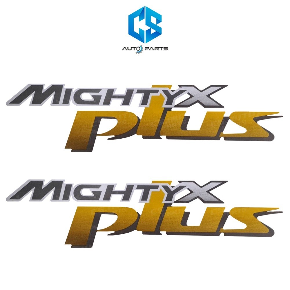 MIGHTY X PLUS Sticker-TOYOTA X Year 97 (Side Of The Truck) | Shopee ...
