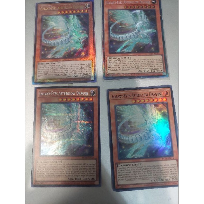 Yu-Gi-Oh Asia English: Galaxy-Eyes Afterglow Dragon RC04-AE018 English Yuki Card | Shopee ...