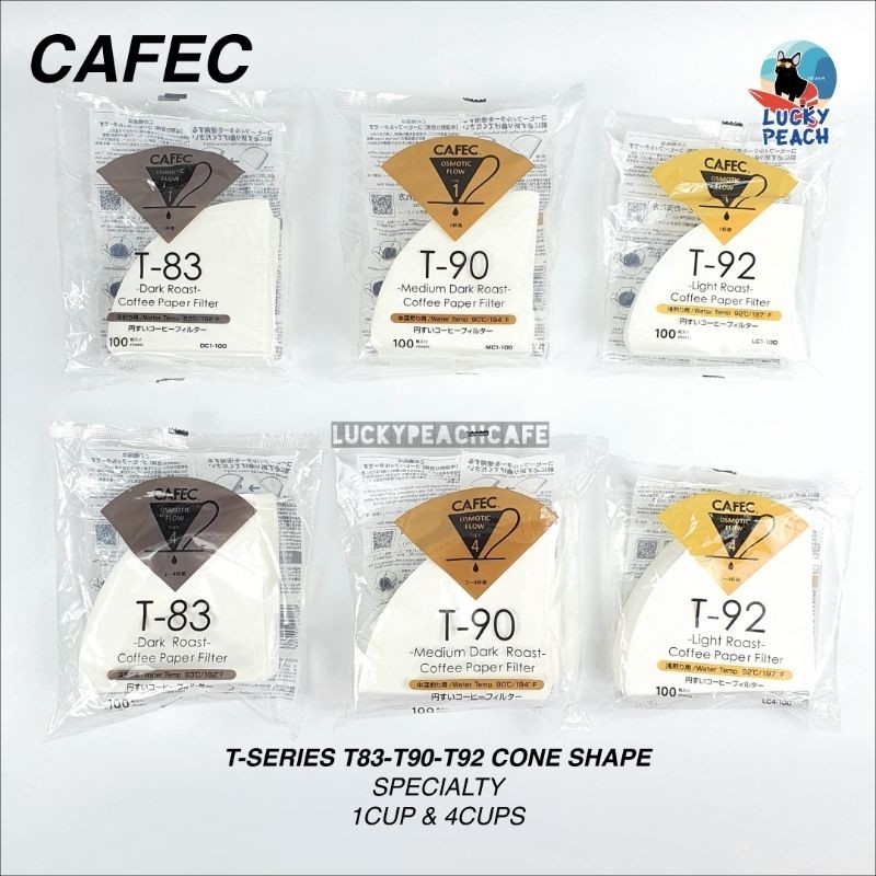 CAFEC Specialty T-Series T83/T90/T92 Paper Filter [Cone Shape] Products ...