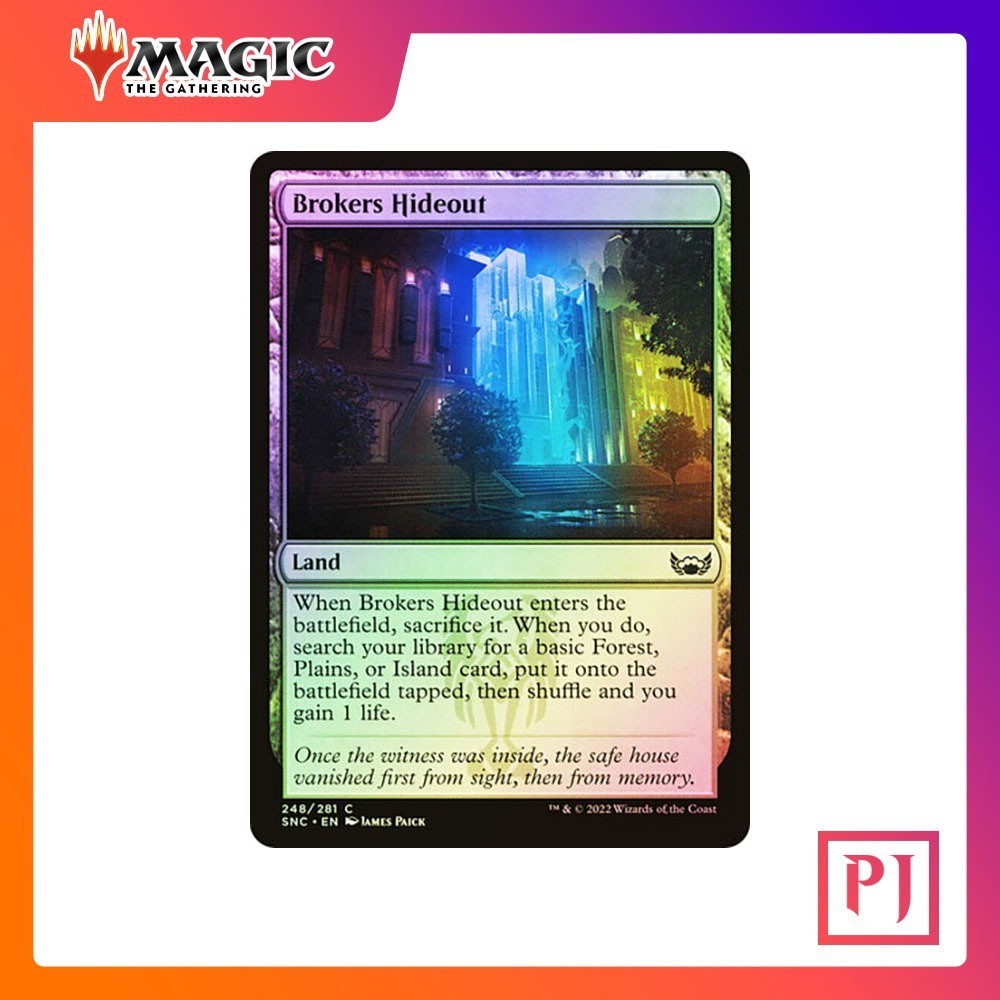 [MTG] Brokers Hideout [SNC] [LAND] [COMMON] [FOIL] [ENG] (Magic Card ...