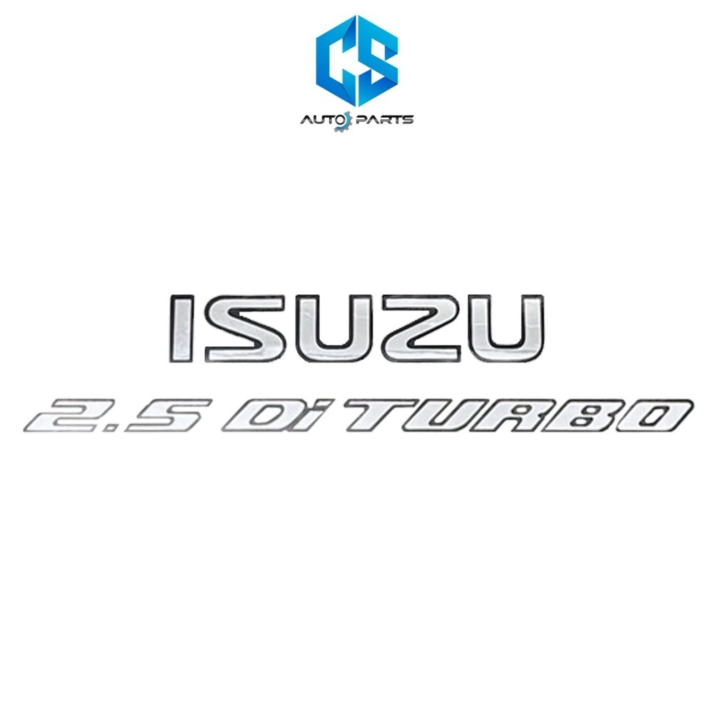 Sticker ISUZU 2.5 Di TURBO-D-MAX Year 02-11 (Attached To The Tailgate ...