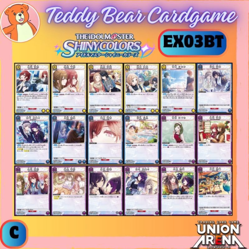 Union Arena: Idolm@ster Shiny Colour EX03BT/IMS Single Card (C ...