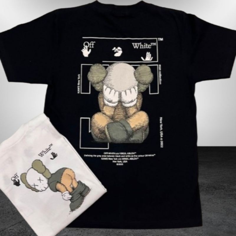 Off-White Kaws T-Shirt Off White Cows | Shopee Philippines