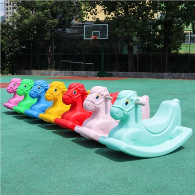 Cute Plastic Animals Rocking Horse Multi-Color Optional Kindergarten ...
