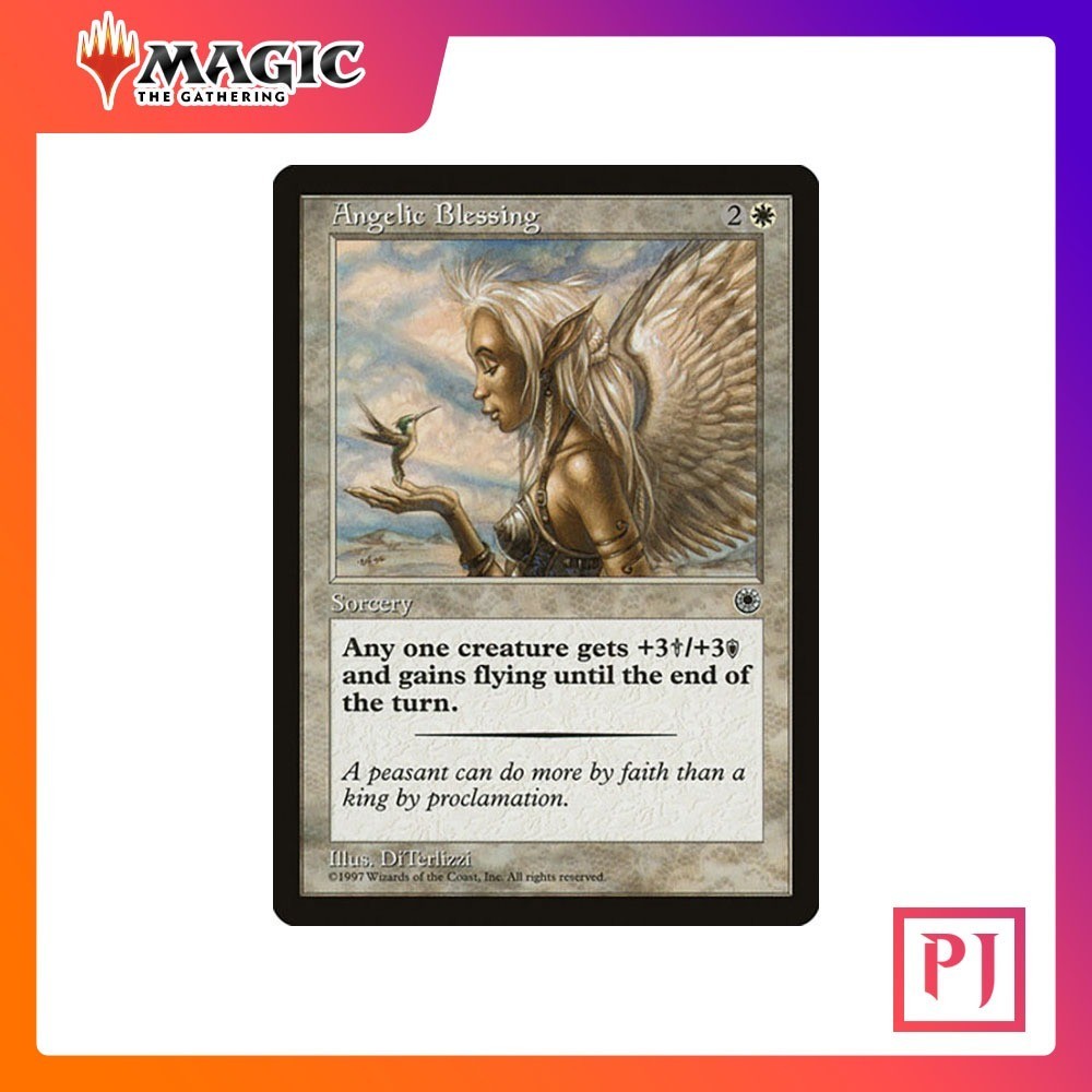 [MTG] Angelic Blessing [P01] [WHITE] [UNCOM] [NORMAL] [ENG] (Magic Card ...
