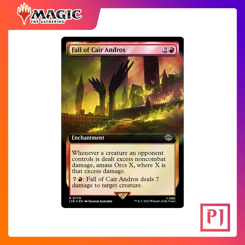 [MTG] Fall of Cair Andros (Extended Art) (Surge FOIL) [LTR] [RED] [RARE ...