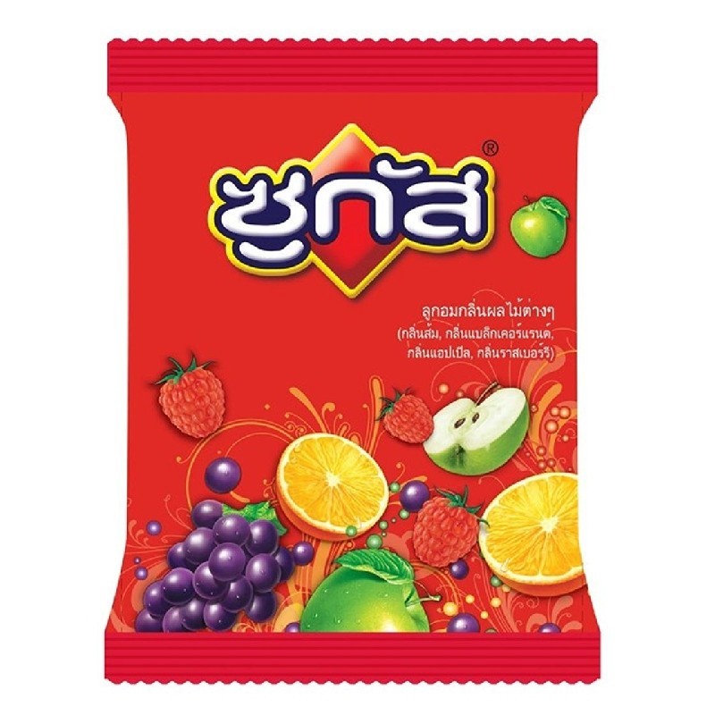 S Assorted Fruit Flavoured Candy 100pcs SUGUS Chewy Mix 100 pcs ...