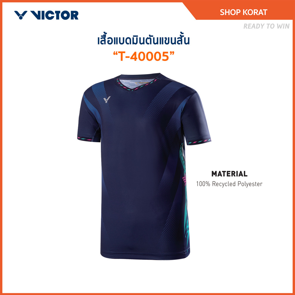 VICTOR Badminton Sports Shirt Model T-40005 (Korat) | Shopee Philippines