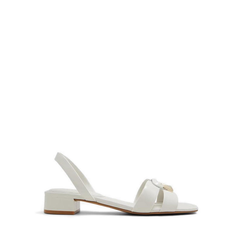 ALDO Model Alamaendar Women's Sandal-White/Bone | Shopee Philippines