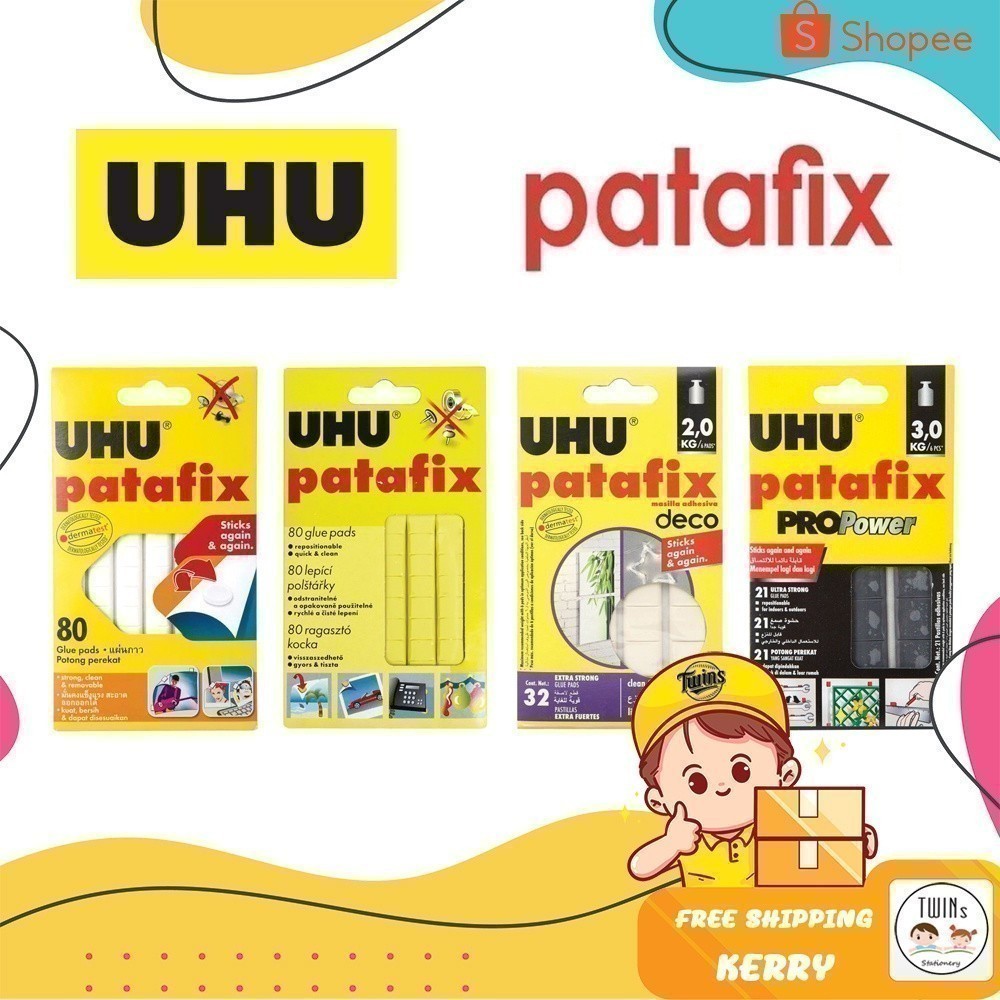 UHU patafix Oil Clay Glue Wall | Shopee Philippines