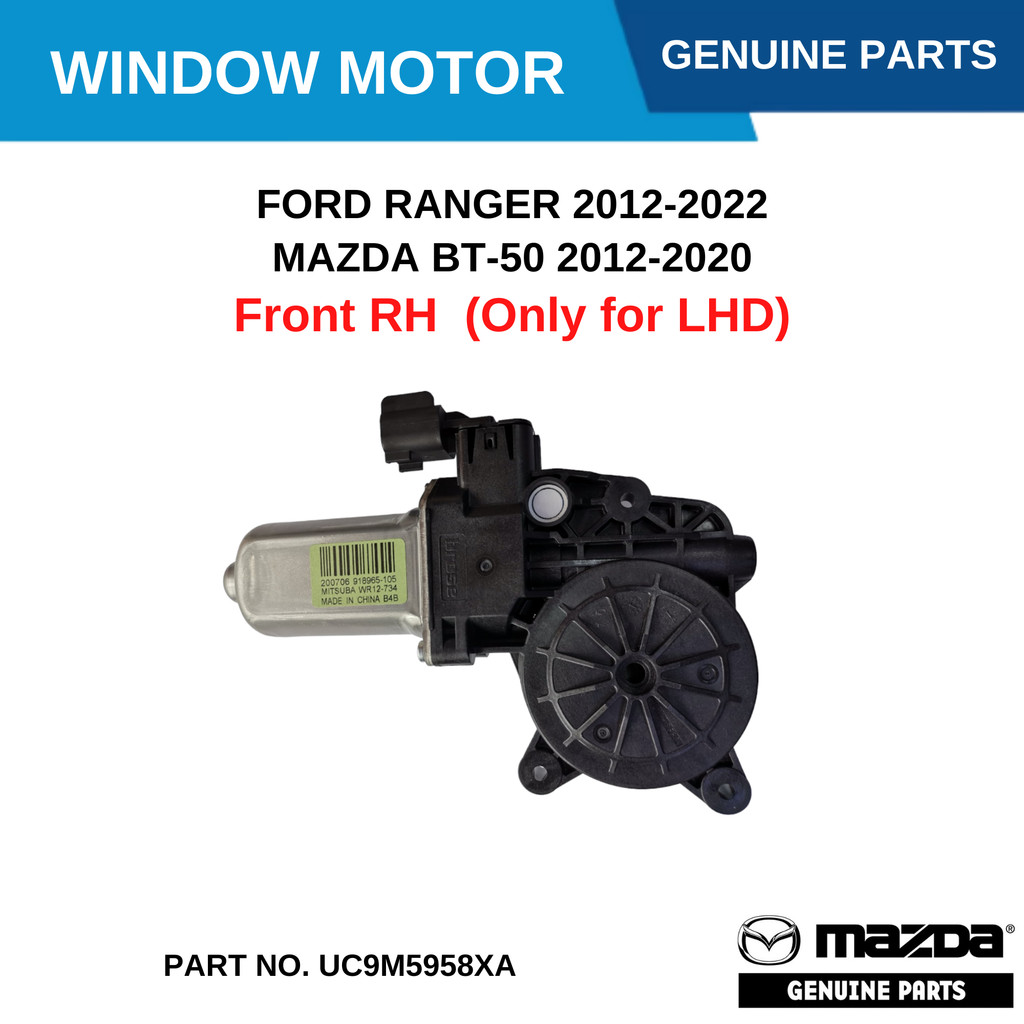 MD Window Motor FORD RANGER 2012-2022 MAZDA BT-50 2012-2020 Front RH ...