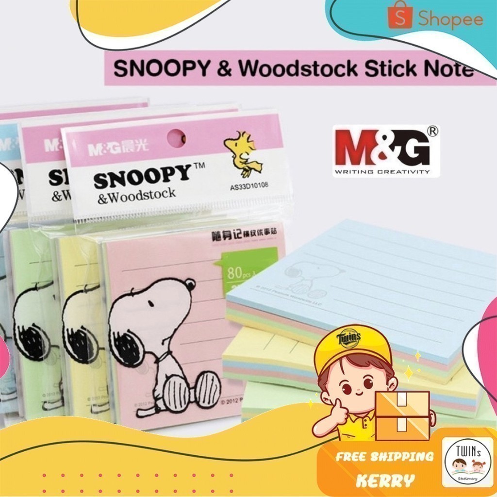 Self-Adhesive Note Paper Size 3x3 And 3x4 Inches (Assorted Colors) M&G ...