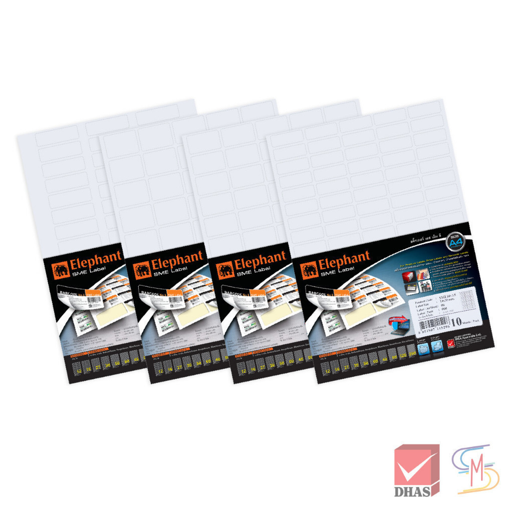 Elephant Brand Sticker Paper SMEs A4 10 Sheets/Pack 1 | Shopee Philippines