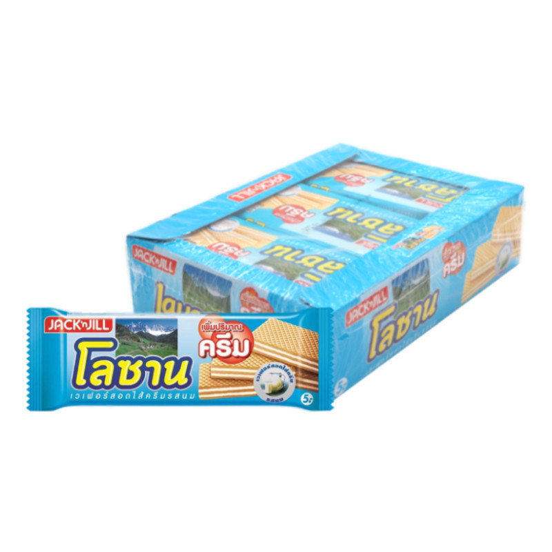 Loshan Jumbo Wafer With Milk Flavour 28g x 12 | Shopee Philippines