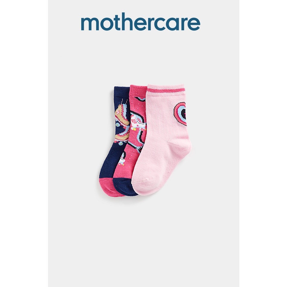 Mothercare Roller Girl Socks-3 Pack EA945 | Shopee Philippines