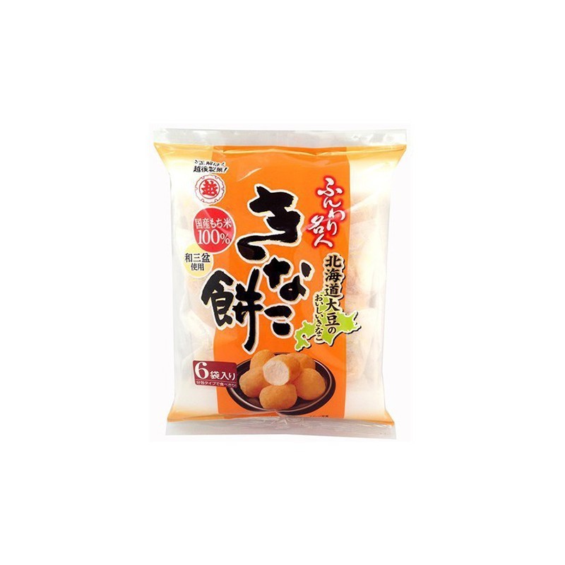 Echigo Fluffy Master Kinako Mochi Japanese Confectionery Soy Snack Size ...
