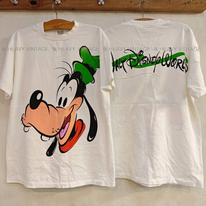 Disney GOOFY tag USA vintage Blouse Cartoon shirt Legend heavy | Shopee ...