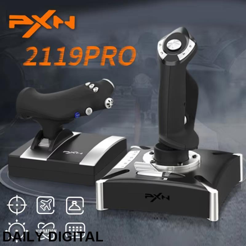 Pxn 2119 PRO Flight Gamepad Simulator Throttle Joystick 8 Way 16 ...