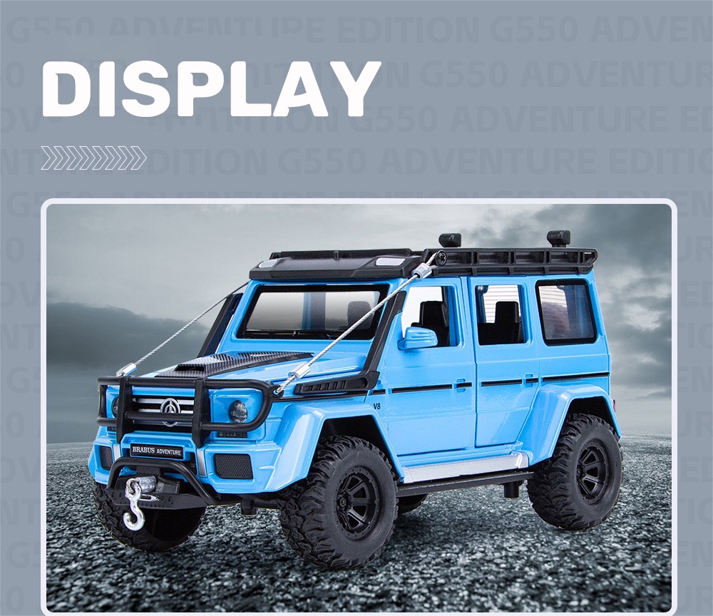1:24 Scale Brabus G550 Alloy Car Model Diecast Car Sound Light Car ...