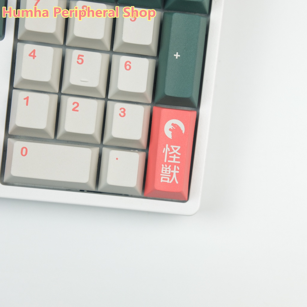Humha Kaiju R1 keycap 140 keys PBT material Dye-Sublimation Cherry profile Mechanical Keyboard ...