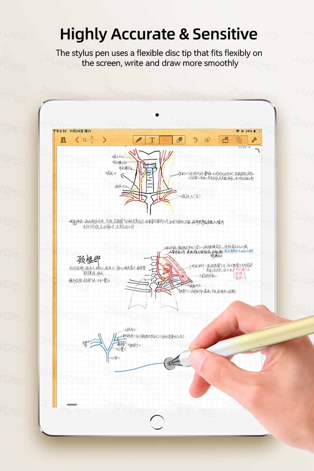 Universal Stylus Pen For iPad iPhone Android IOS Tablet Drawing Smart ...