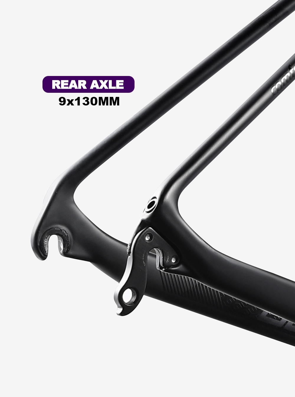 OG-EVKIN Carbon Road Frame Rims Brake Bicycle Frame Black Light BB86 ...