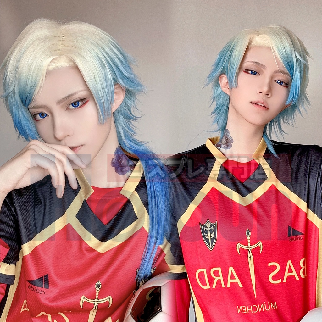 HOLOUN Blue Lock Anime Jersey Cosplay Costume Kaiser Reo T-shirt ...