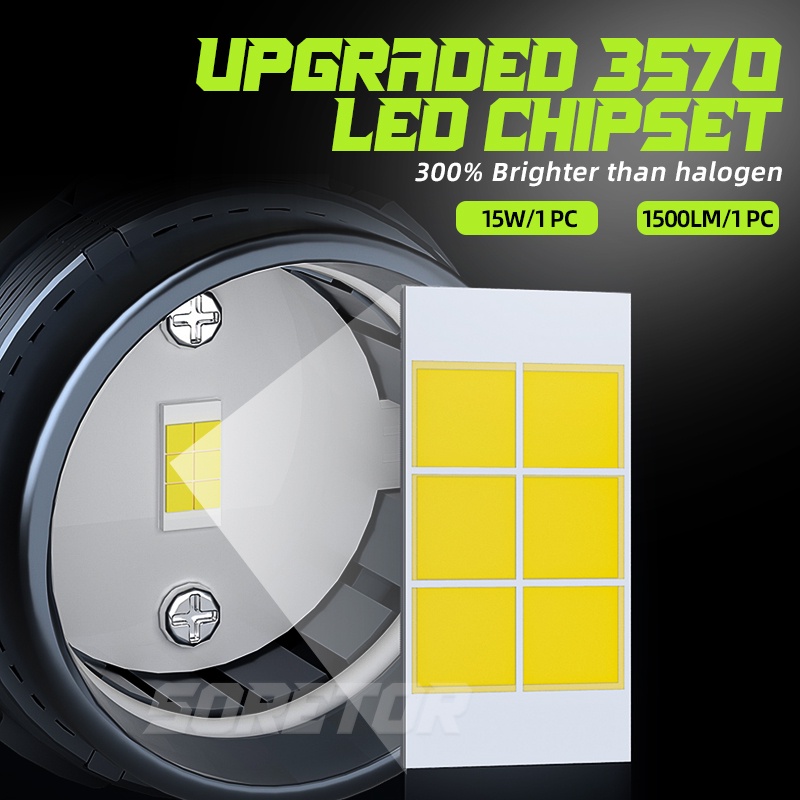 All New Dual Color T19/P15D/PX15D/H6M/H4/HS1/Ba20D/H6 LED Headlight ...