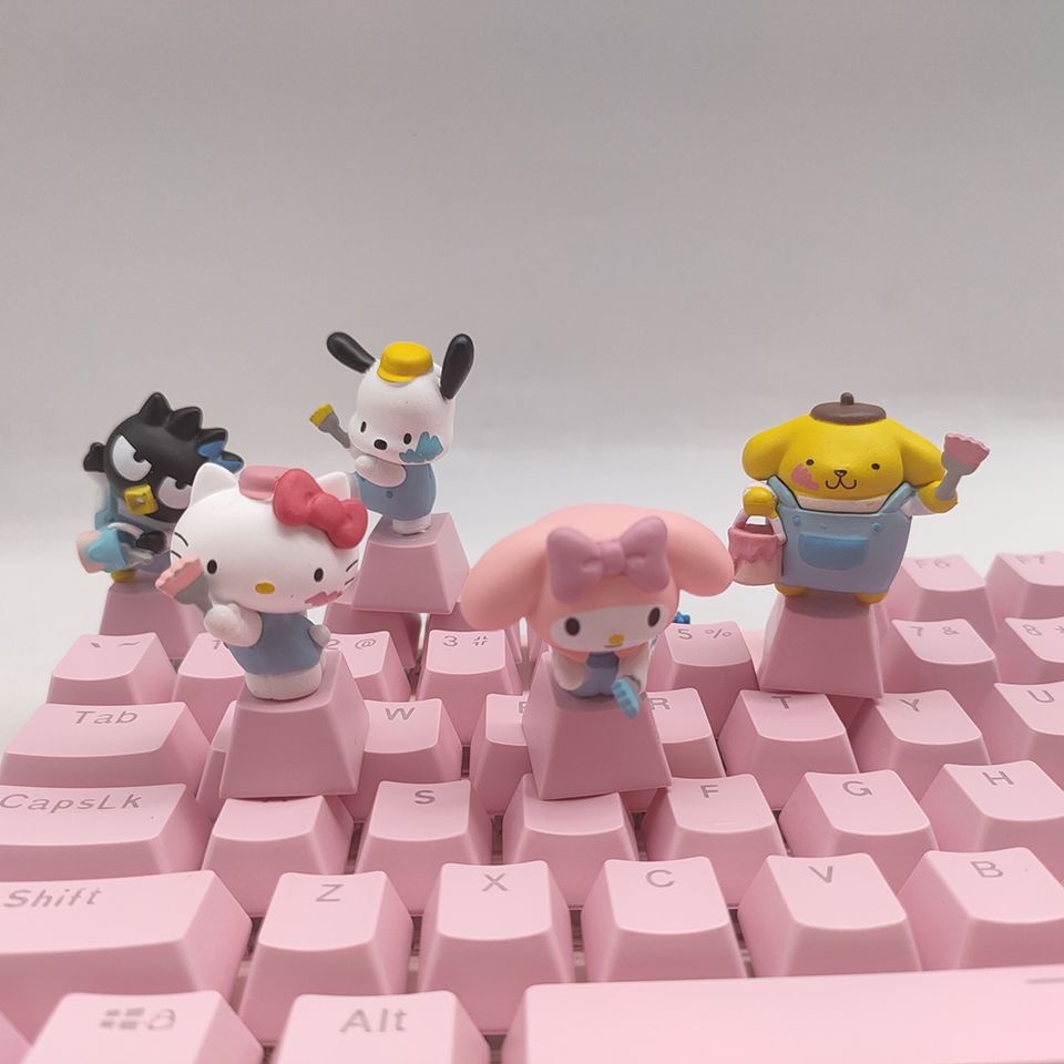 Sanrio Character Mechanical Keycap Cross-aixs Shaft For Mechanical ...