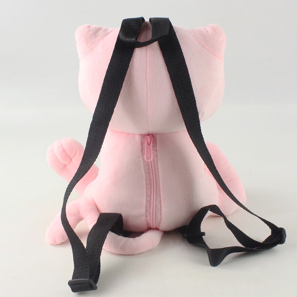 30cm Anime Pokemon Mew Mewtwo Mewtu Plush Doll Backpack Model For Child ...