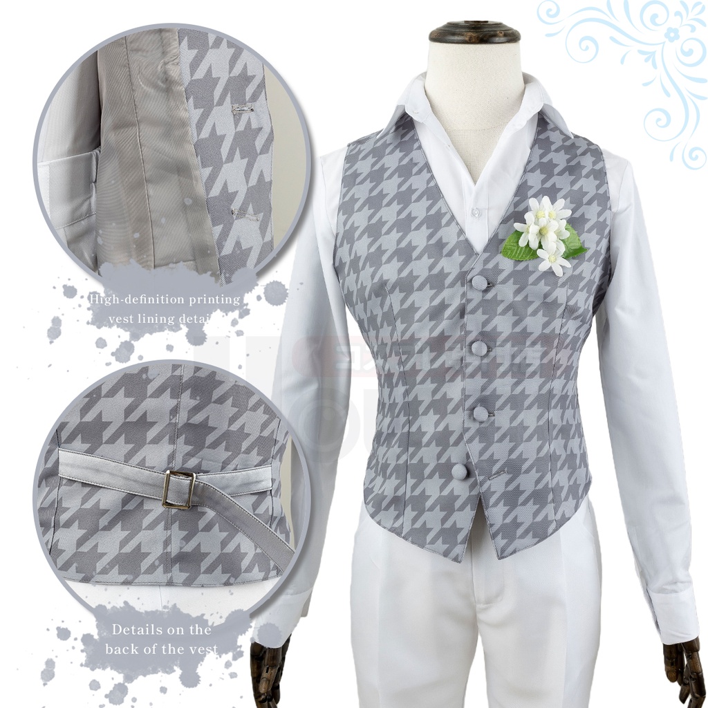 HOLOUN BLUE LOCK Cosplay Seishiro Nagi Costume Tailcoat School Uniform ...
