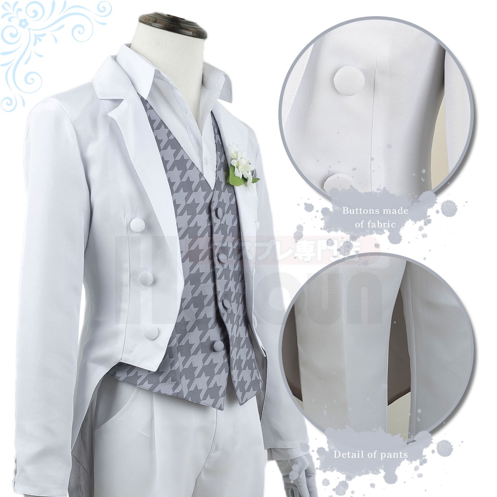 HOLOUN BLUE LOCK Cosplay Seishiro Nagi Costume Tailcoat School Uniform ...