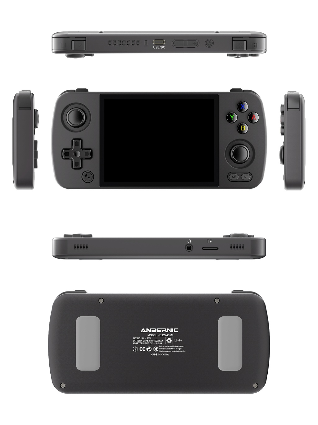 ANBERNIC RG405M Horizontal game console 4 inch touch screen Android 12 ...