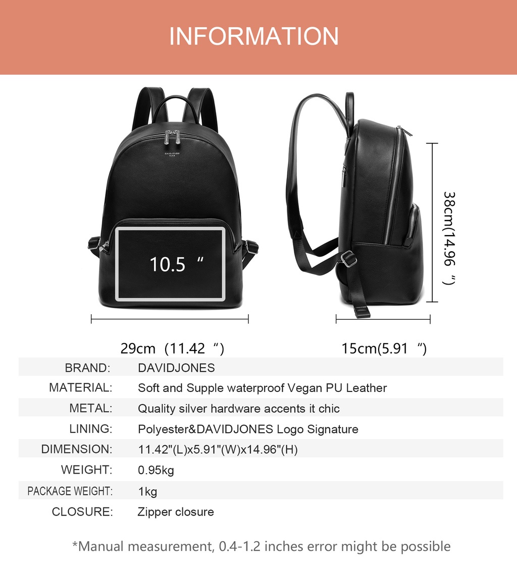 David Jones Paris Backpack For men School Bag For School 2023 Fashion ...