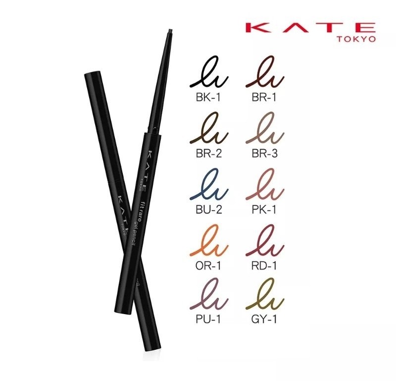 Eyeliner Kate Fit Rare Gel Pencil Nr-1/Kate N BR-1 | Shopee Philippines