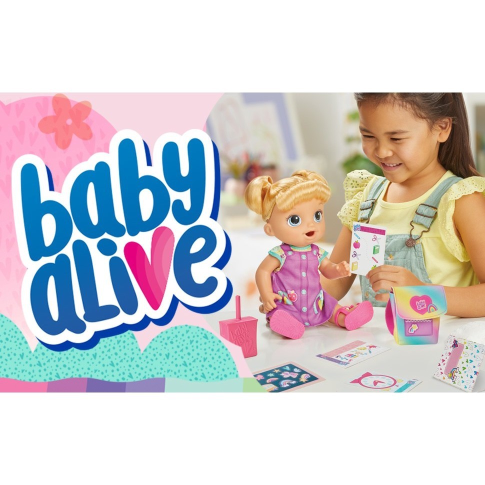 BABY ALIVE TIME FOR SCHOOL Toys Plush Virtual Doll | Shopee Philippines