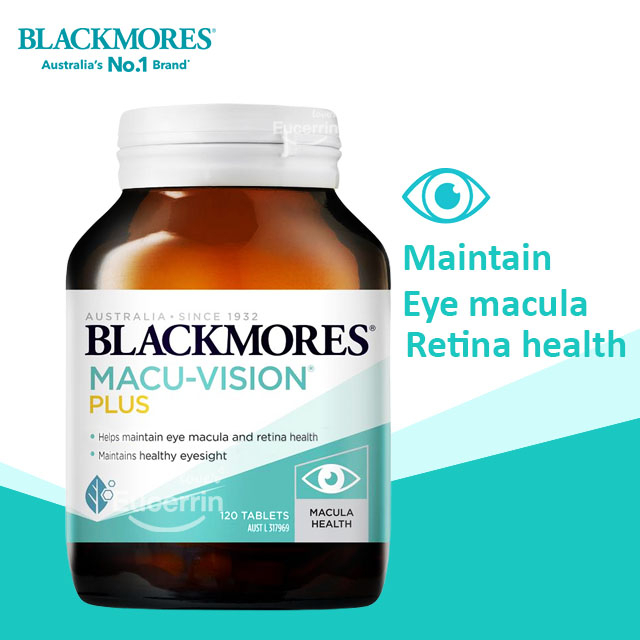 Blackmores Macu Vision Plus Eye Care Vitamin 120 Tablets Improves ...