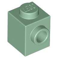 LEGO PART No: 87087 (LEGO Parts) Brick Modified 1 x 1 with Stud on Side ...