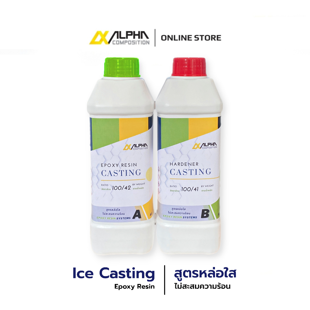 Epoxy Resin Clear Casting Ice 1 KG-Alpha | Shopee Philippines