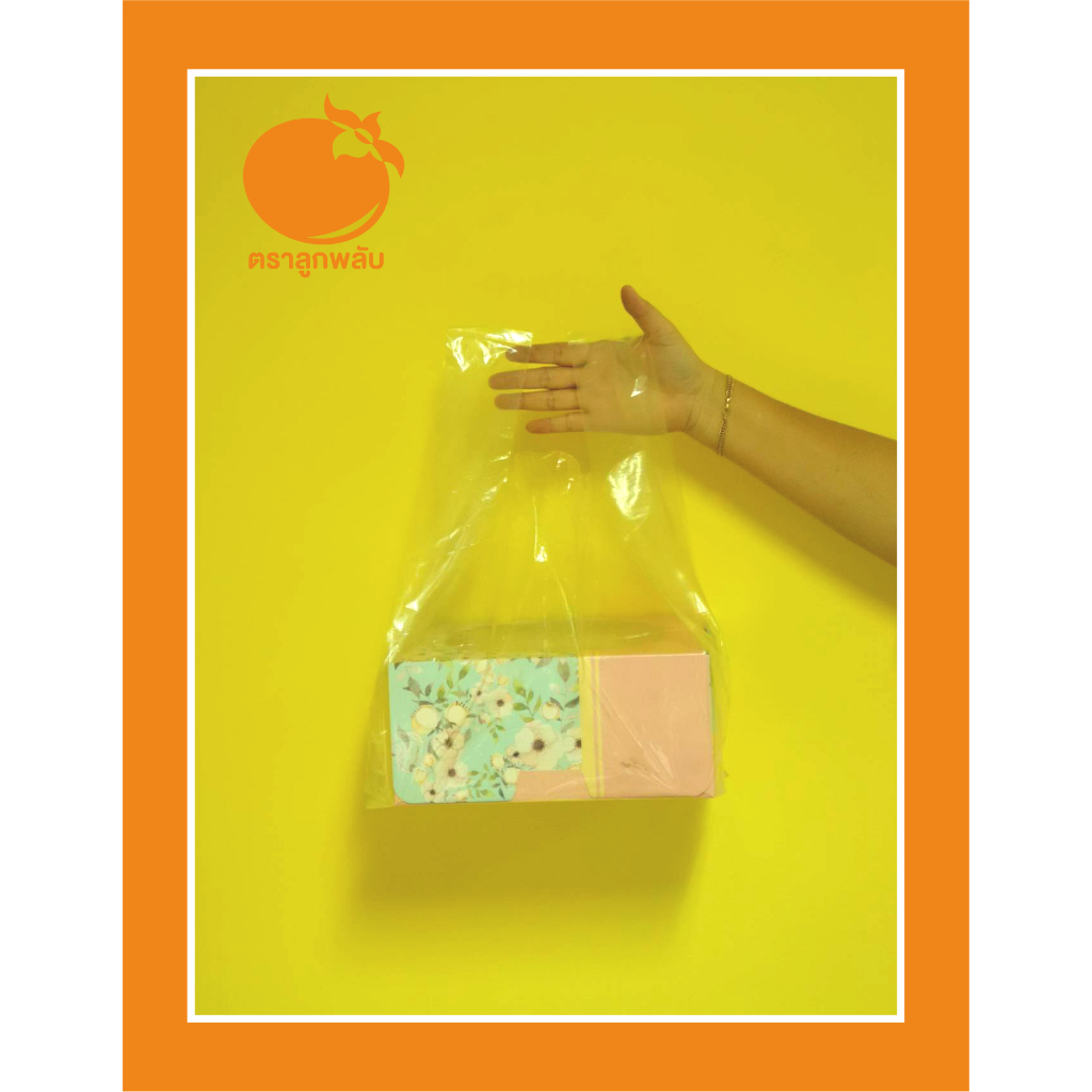 Transparent Pe Handle Bag (Box Cake Box) | Shopee Philippines