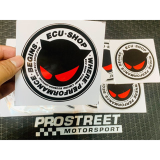 Car Stickers ECU SHOP From ECU-SHOP Round Version WHERE PERFORMANCE ...