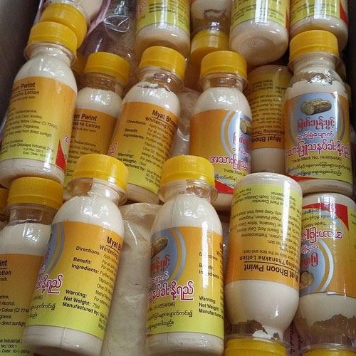 Thanaka Lotion Burmese Powder Tanaka Face Cream Paint Beautiful And ...