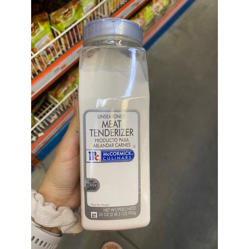 McCormick Meat Tenderizer Unseasoned (Food Additive) 992 G. Beef ...