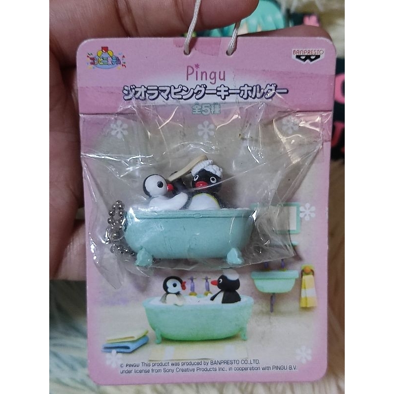 Banpresto Penguin PINGU Keychain And Sister Pinga Is So Cute. | Shopee ...
