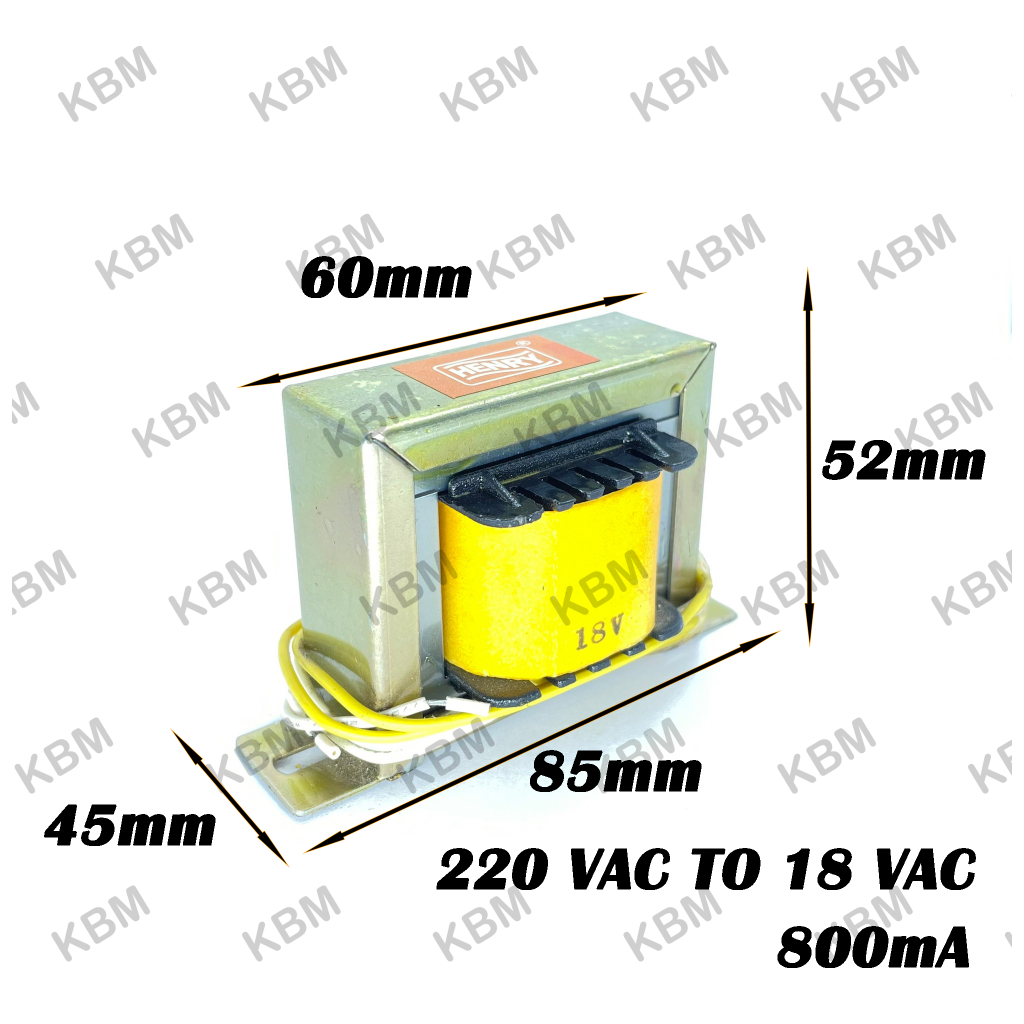 Transformer Input 220VAC Output 18VAC 18-0-18VAC 22VAC 22-0-22VAC 24VAC ...