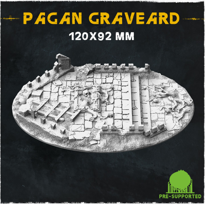 Pagan graveyard bases warhammer 40k Model Base [Designed by Zabavka ...