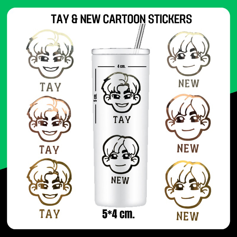 Tay & New Cartoon Stickers (Ten New) | Shopee Philippines