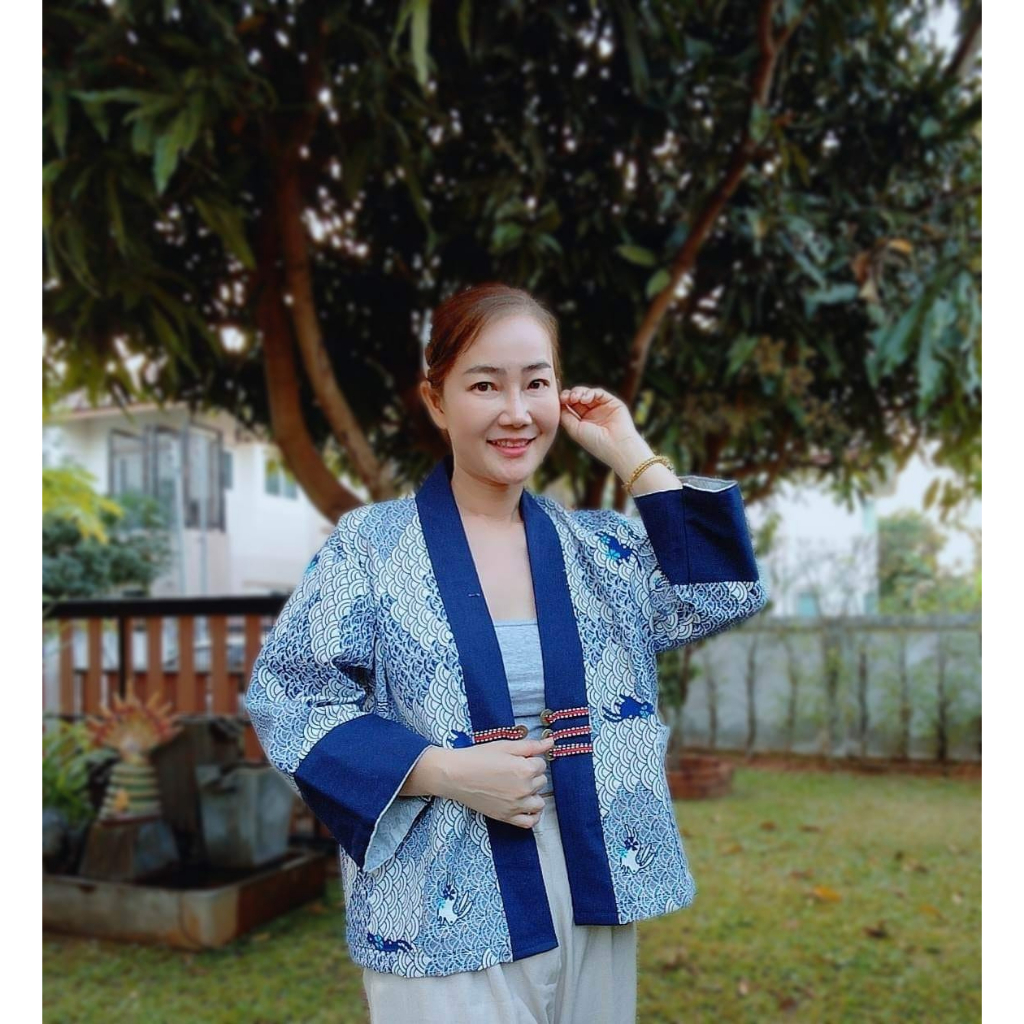 Plus Size Coat Chubby Girl Lanna v2 | Shopee Philippines