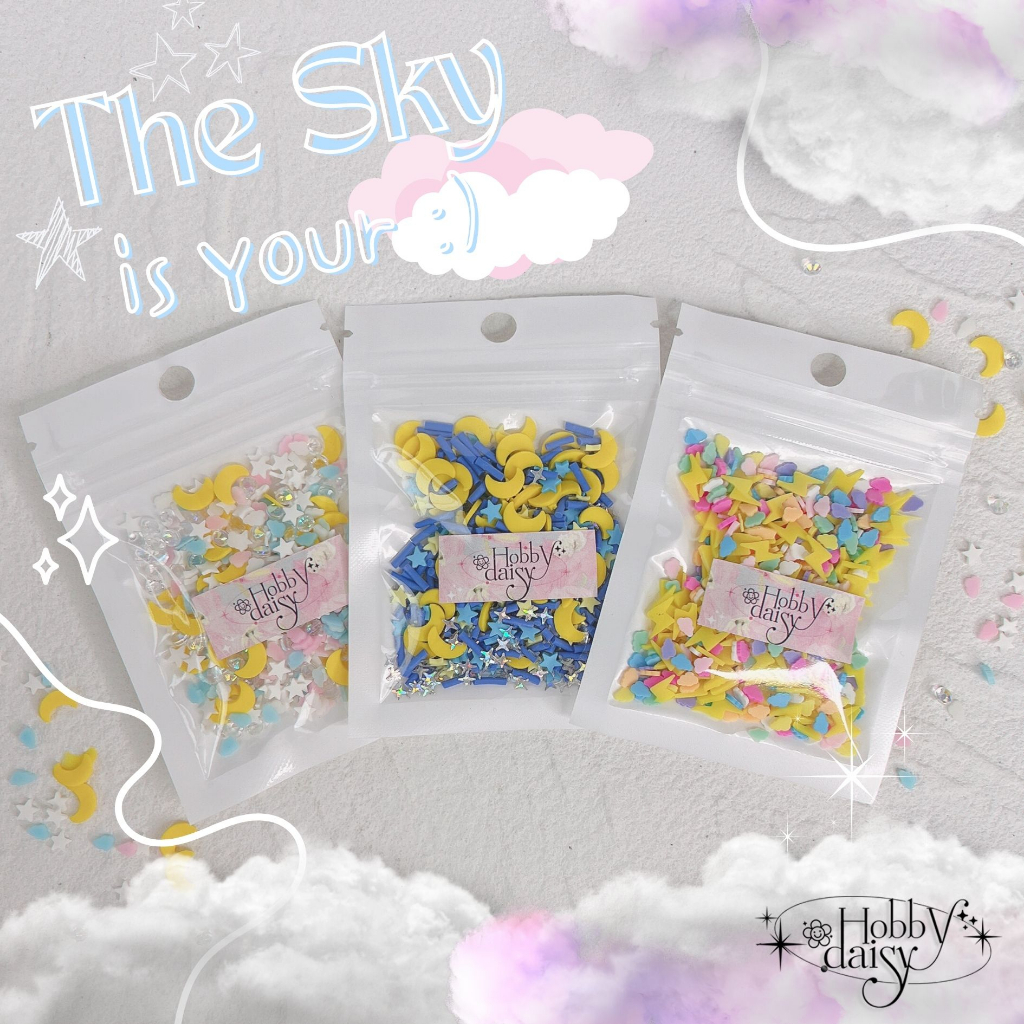 3 Sky-Three Types Of Phemo Super Cute Suitable For Resin Decoration ...